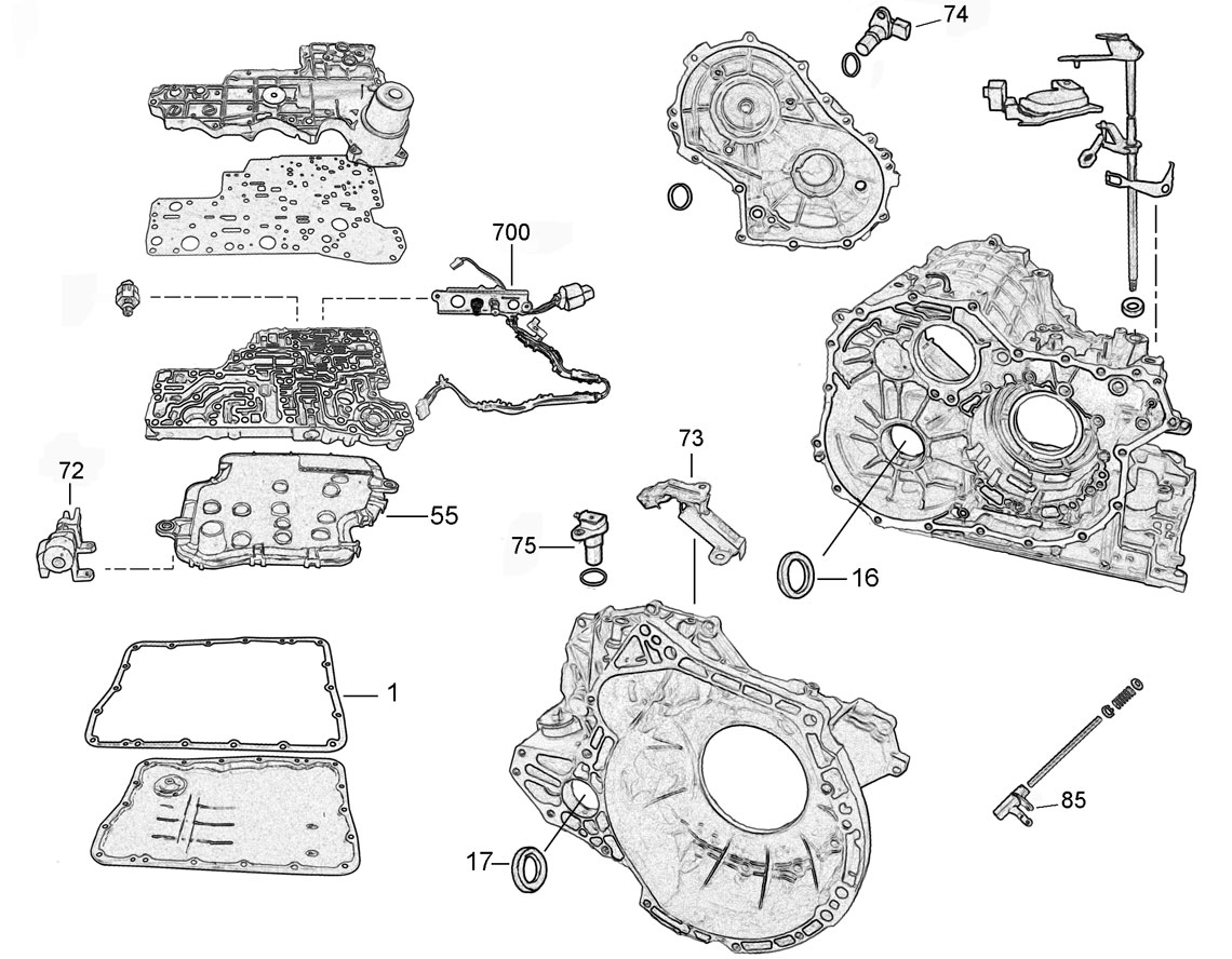 RE0F06A, F06A - Nissan | Transmissions