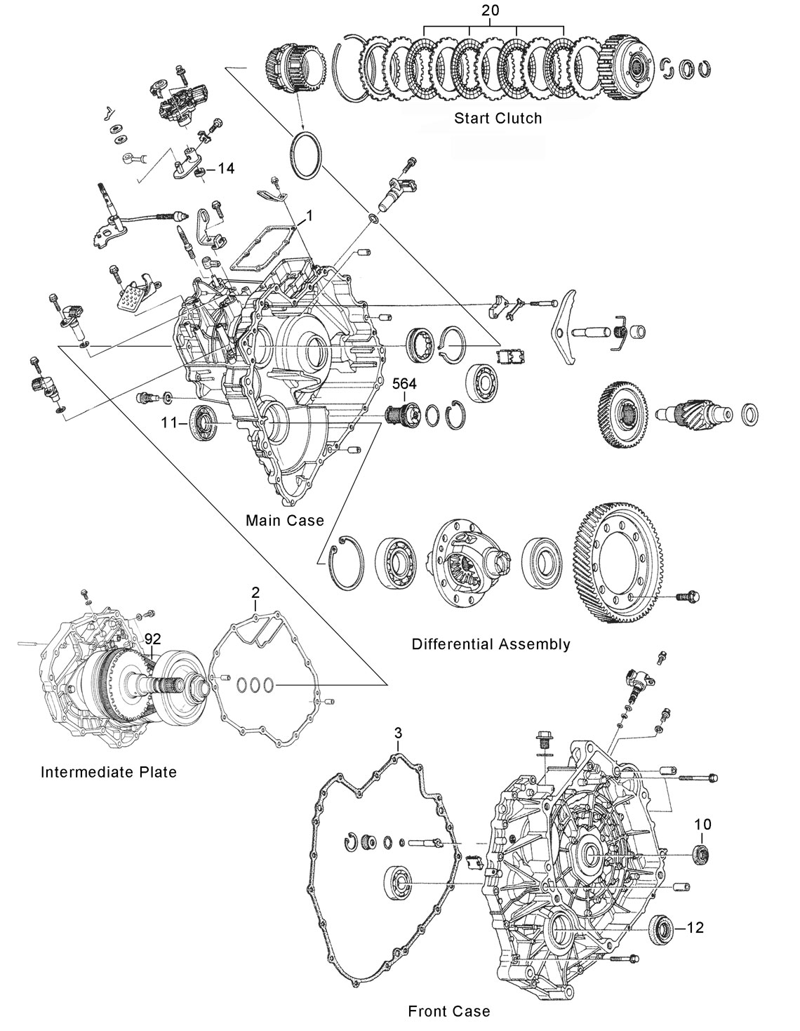 Honda SWRA, SLSA - | Transmissions